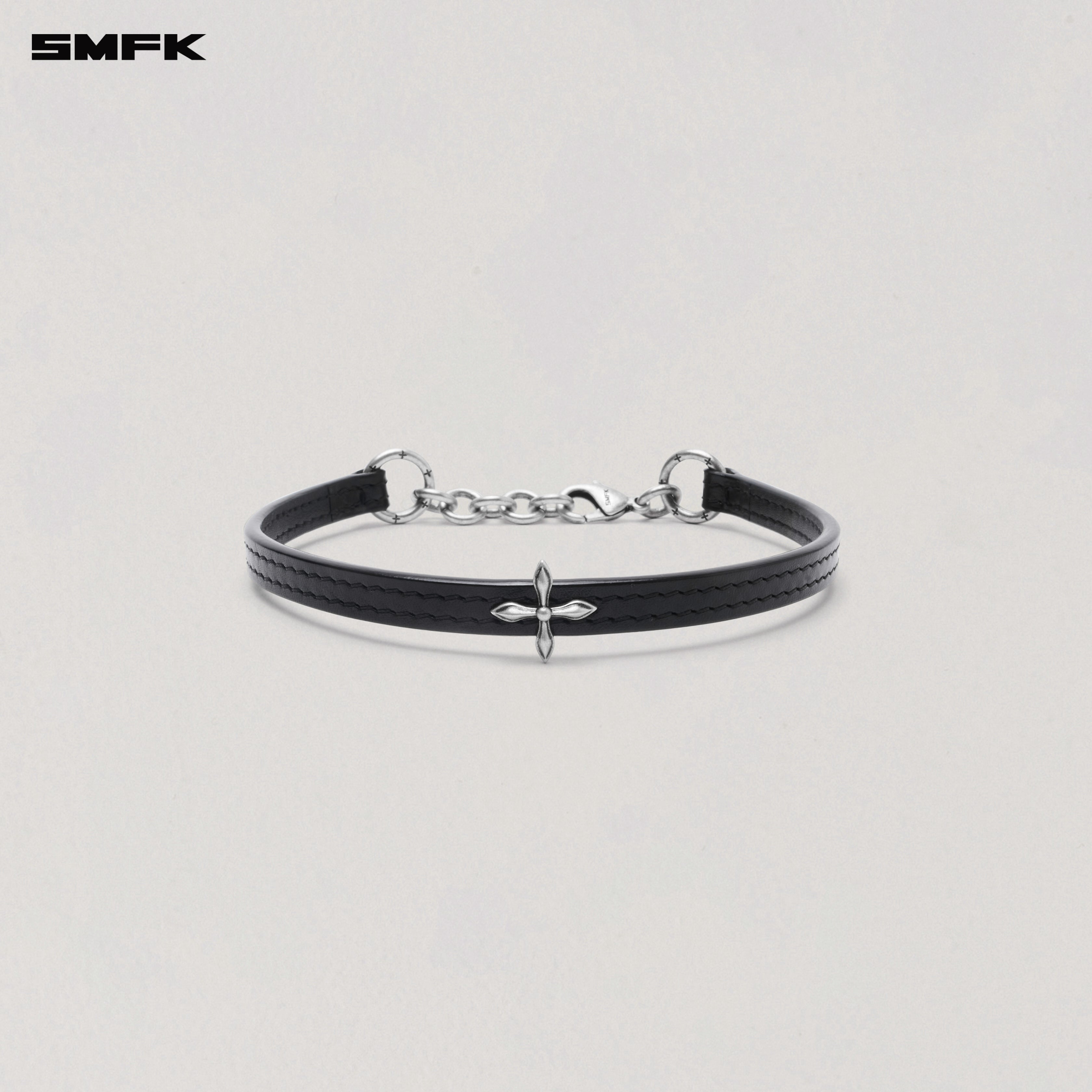 COMPASS RIVET HORSE LEATHER CHOCKER/SMALL WILD BLACK – SMFK Official