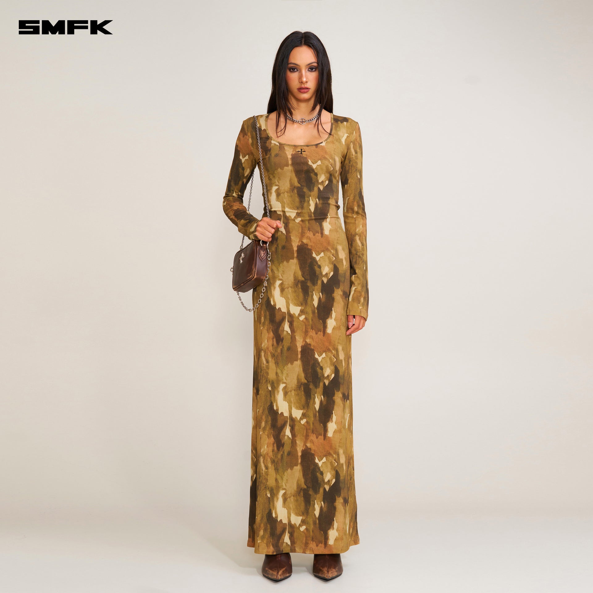 VINTAGE HURRICANE SILK FADE BODY DRESS CHINESE INK CAMOUFLAGE – SMFK ...
