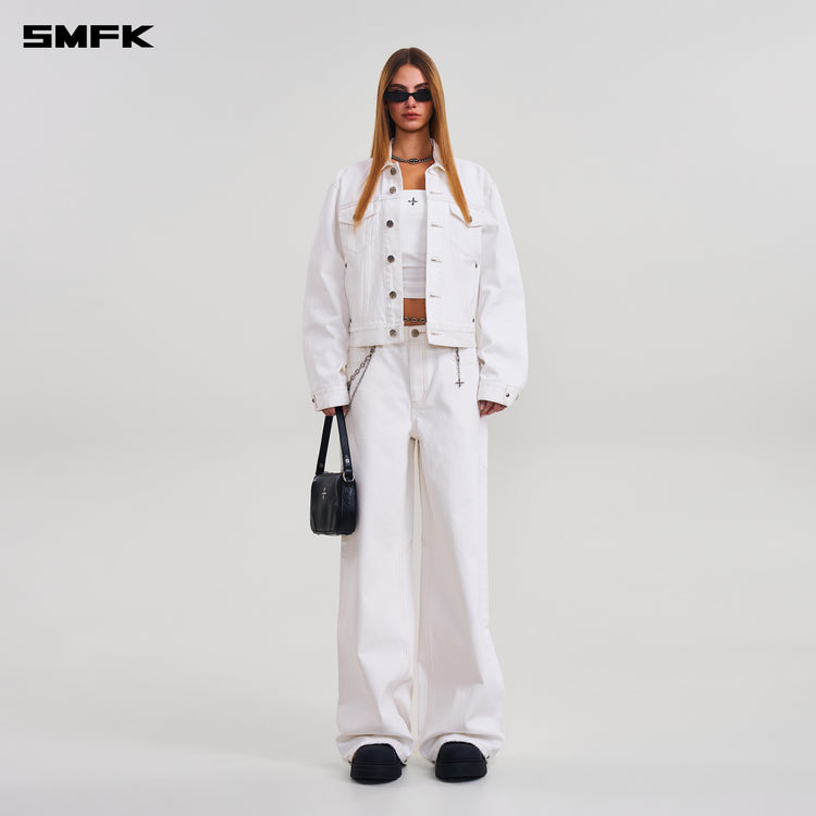 COMPASS MODE TOWER DENIM PANTS SNOW MOUNTAIN WHITE – SMFK Official