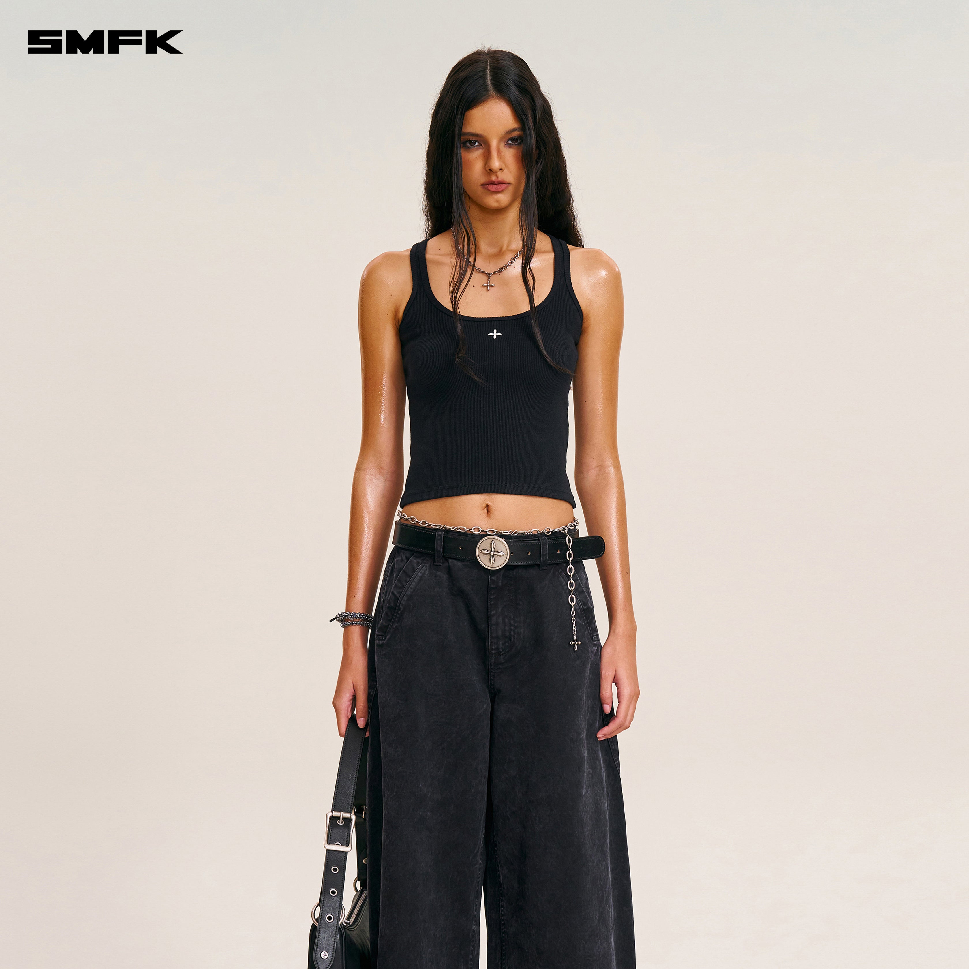 VINTAGE STORM FADE RIDER TANK WILD BLACK – SMFK Official