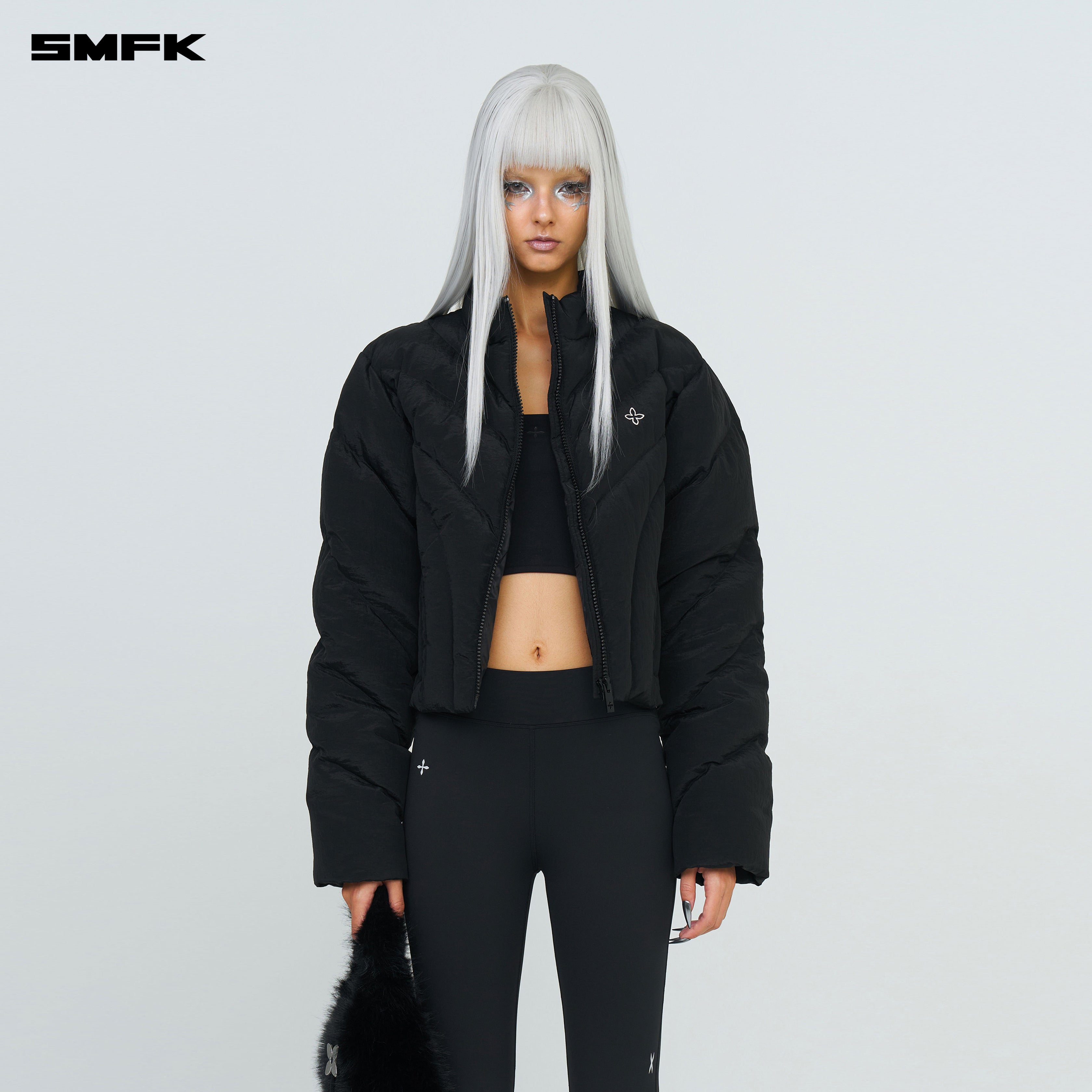 FUTURE Storm Down Puff Jacket In Black – SMFK Official