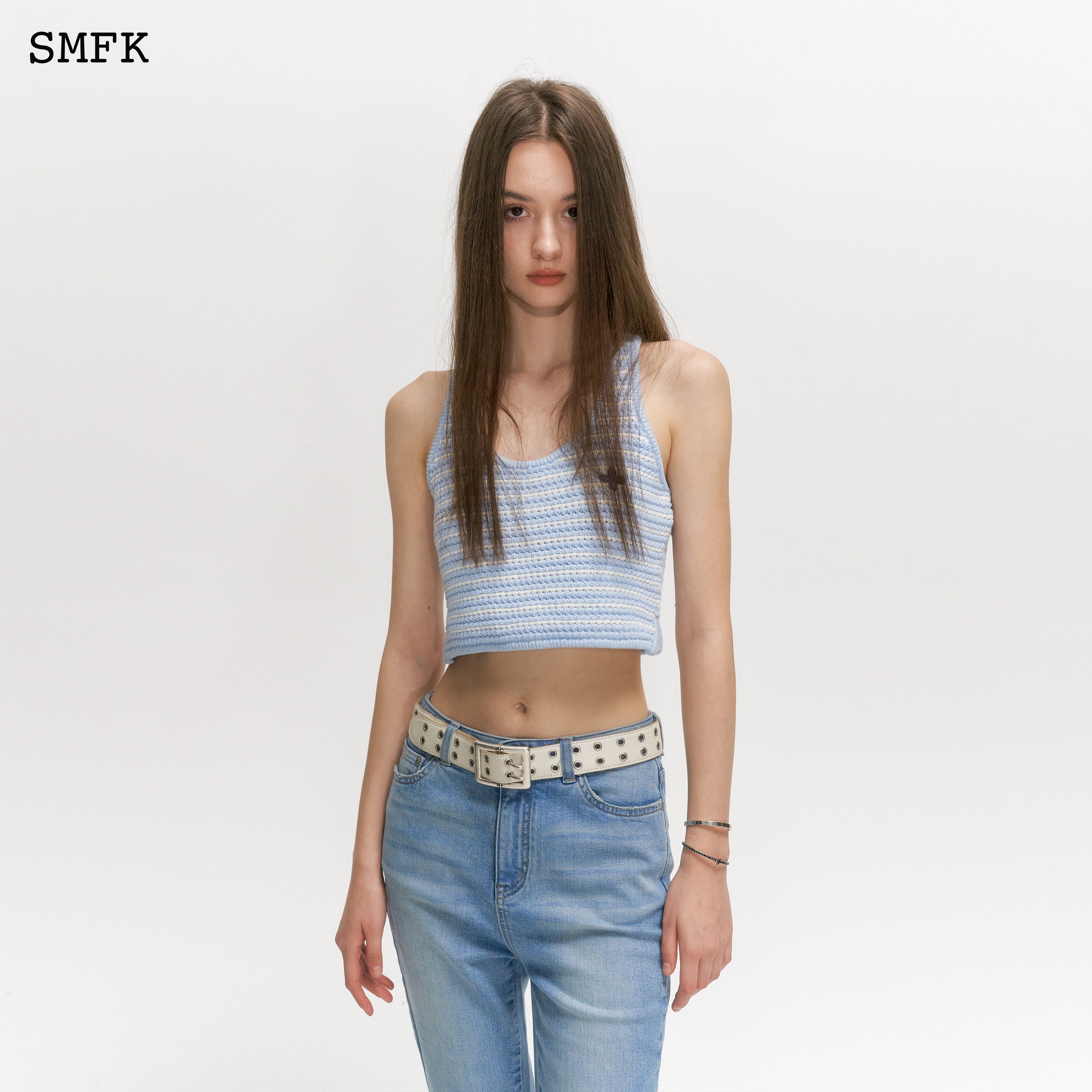 Compass Blue Stripe Vest – SMFK Official