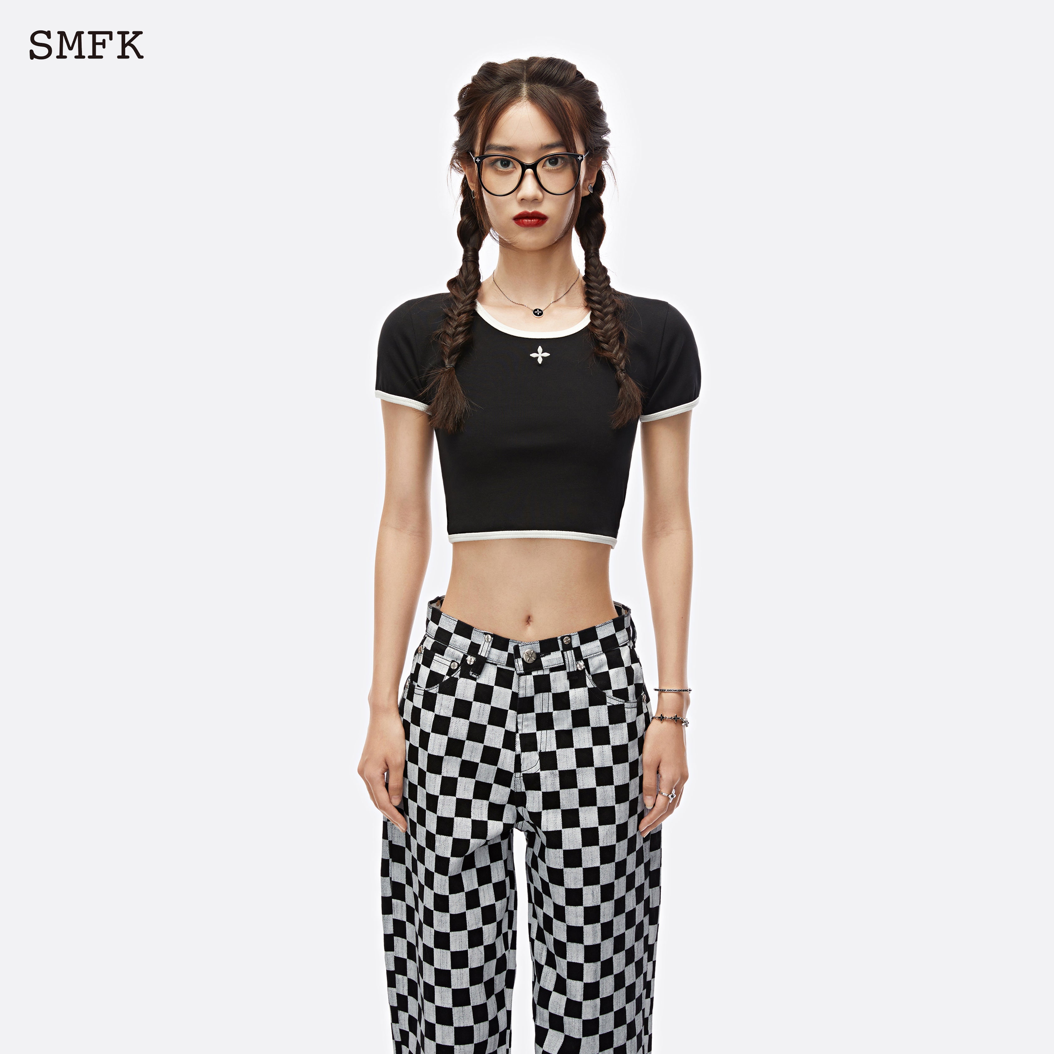 Compass Classic Wool Knit Tee Black – SMFK Official