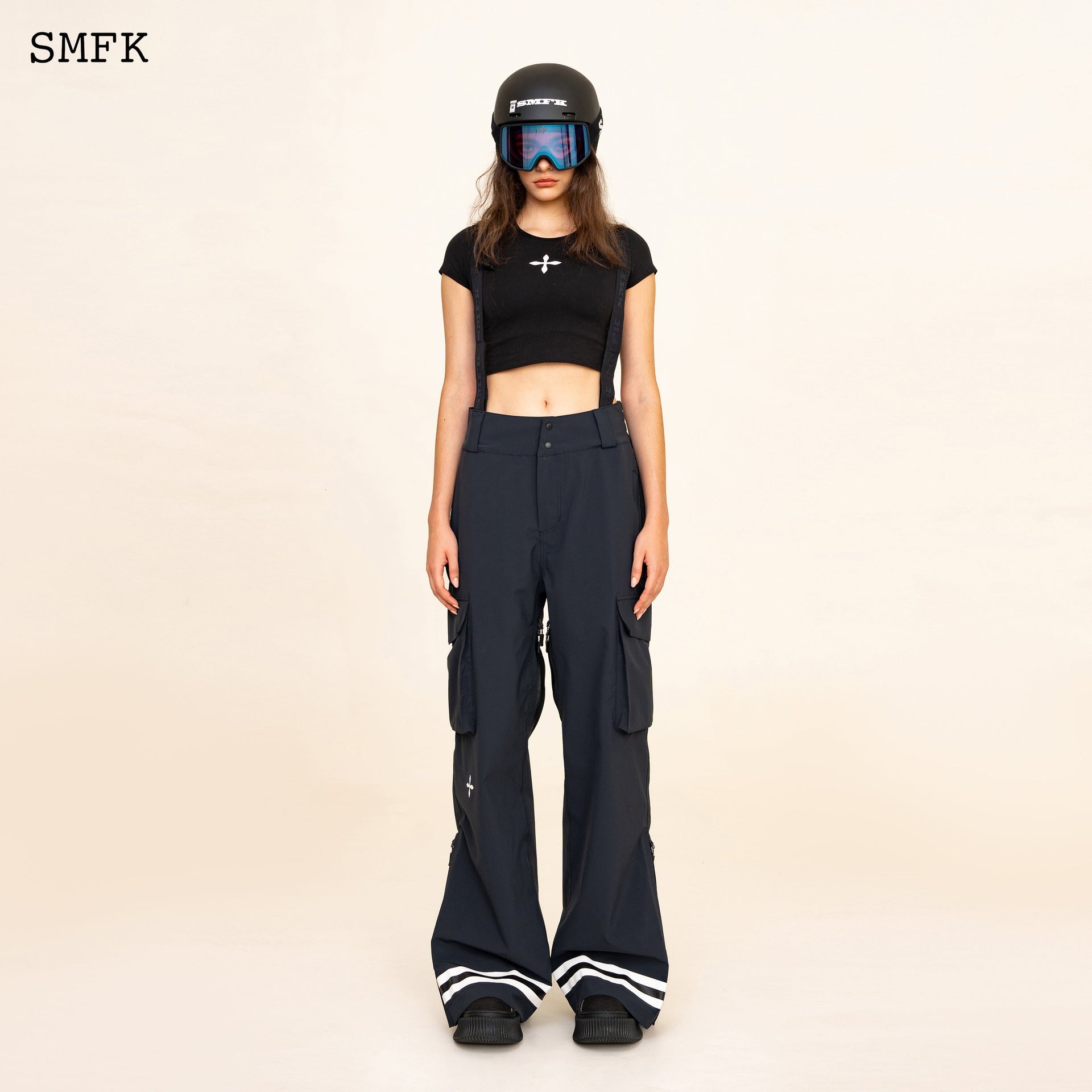 Compass Cross DNA Ski Snow Pants In Black – SMFK Official