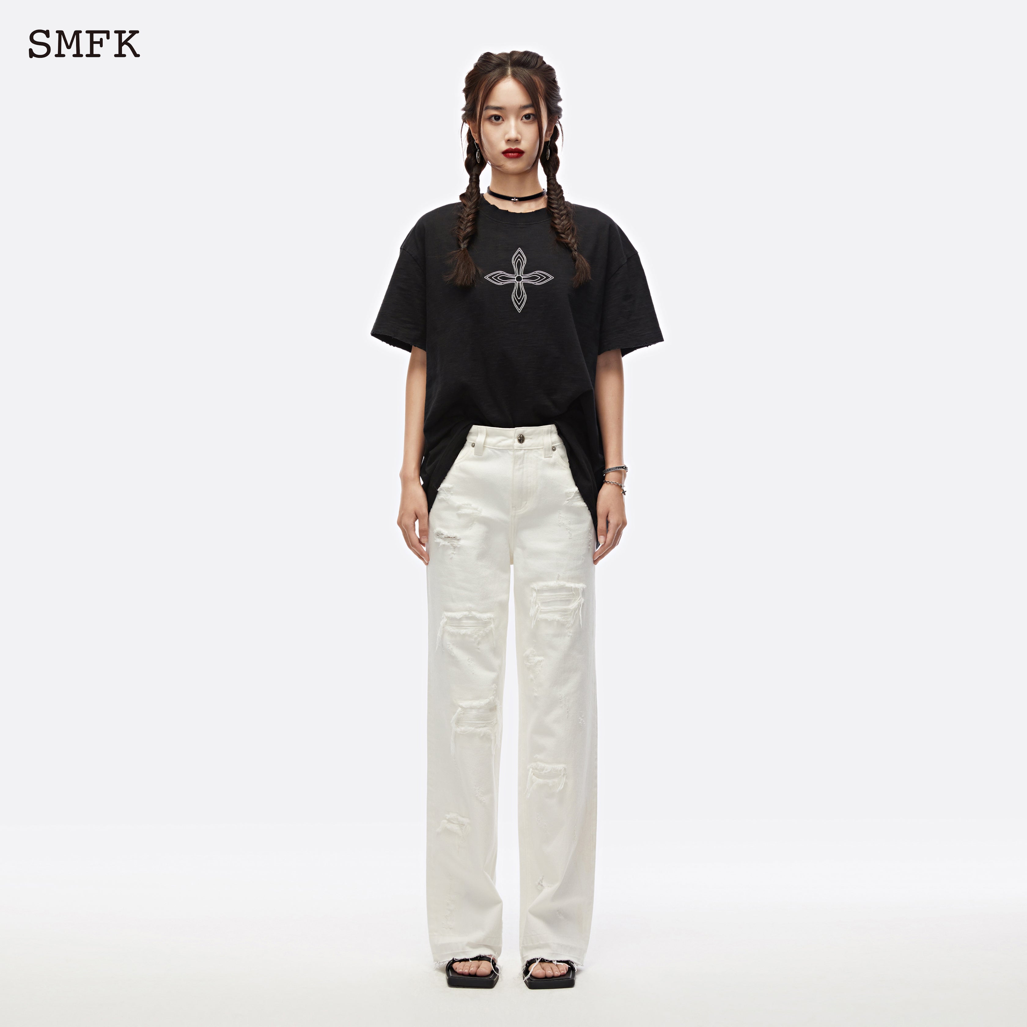 Dance Group Wandering Wide Leg Jeans – SMFK Official