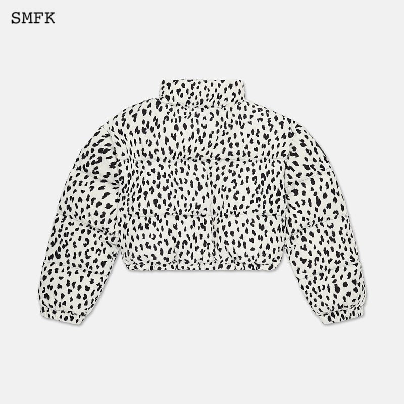 Short Body Down Jacket In Leopard Print – SMFK Official