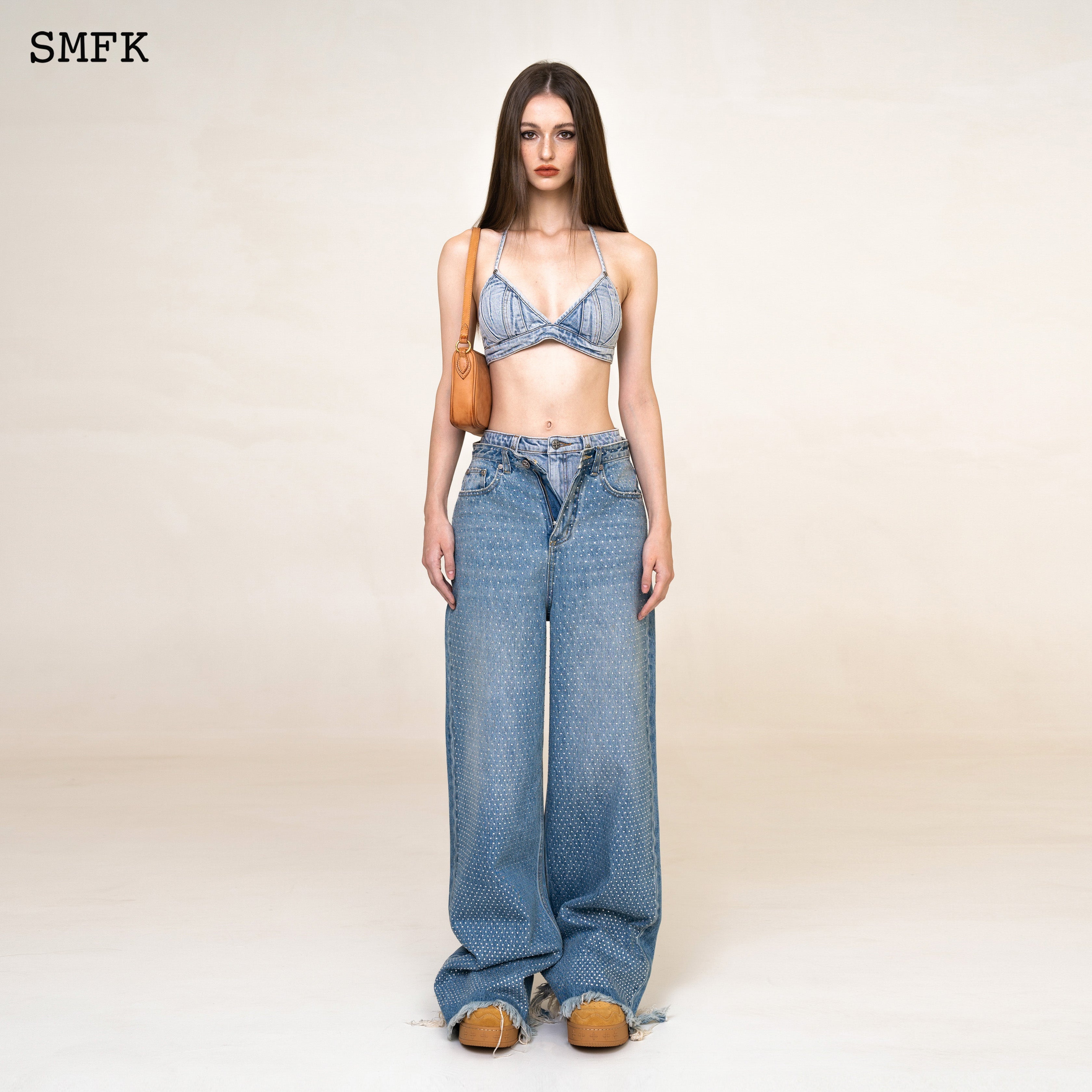 WildWorld Rider Denim Bikini Sky Blue | SMFK Official